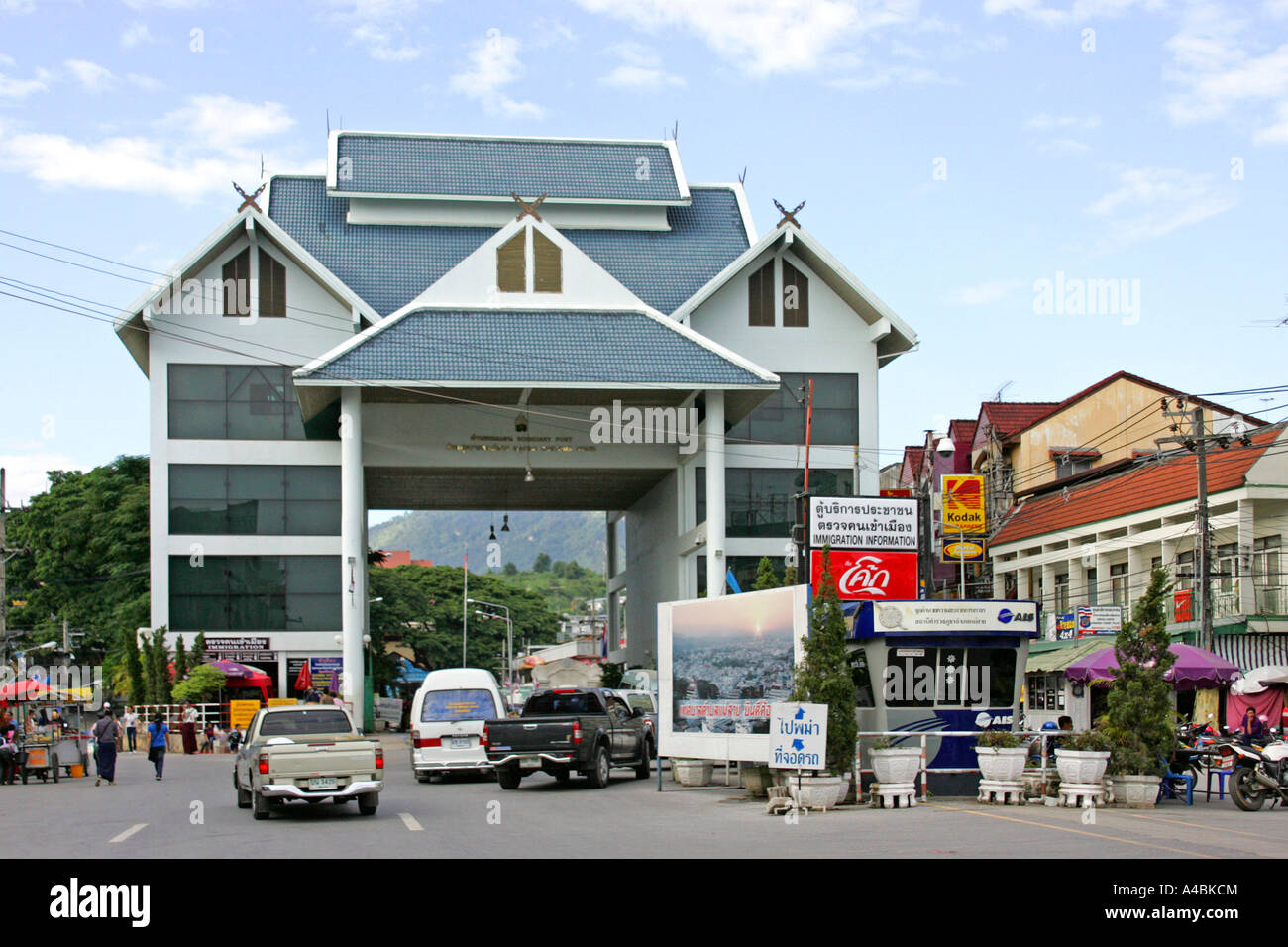 Burma Myanmar Tachilek Border crossing with Mae Sai Thailand Stock ... Burma Myanmar Tachilek Border crossing with Mae Sai Thailand Stock ...