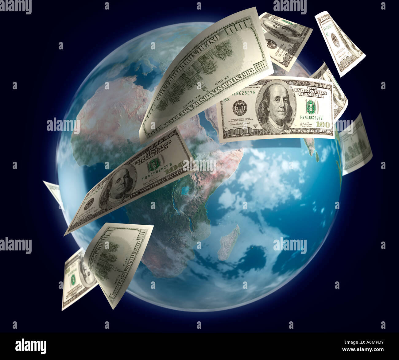 Money flying around the globe Stock Photo, Royalty Free Image: 11610758 ... Money flying around the globe Stock Photo, Royalty Free Image: 11610758 ...