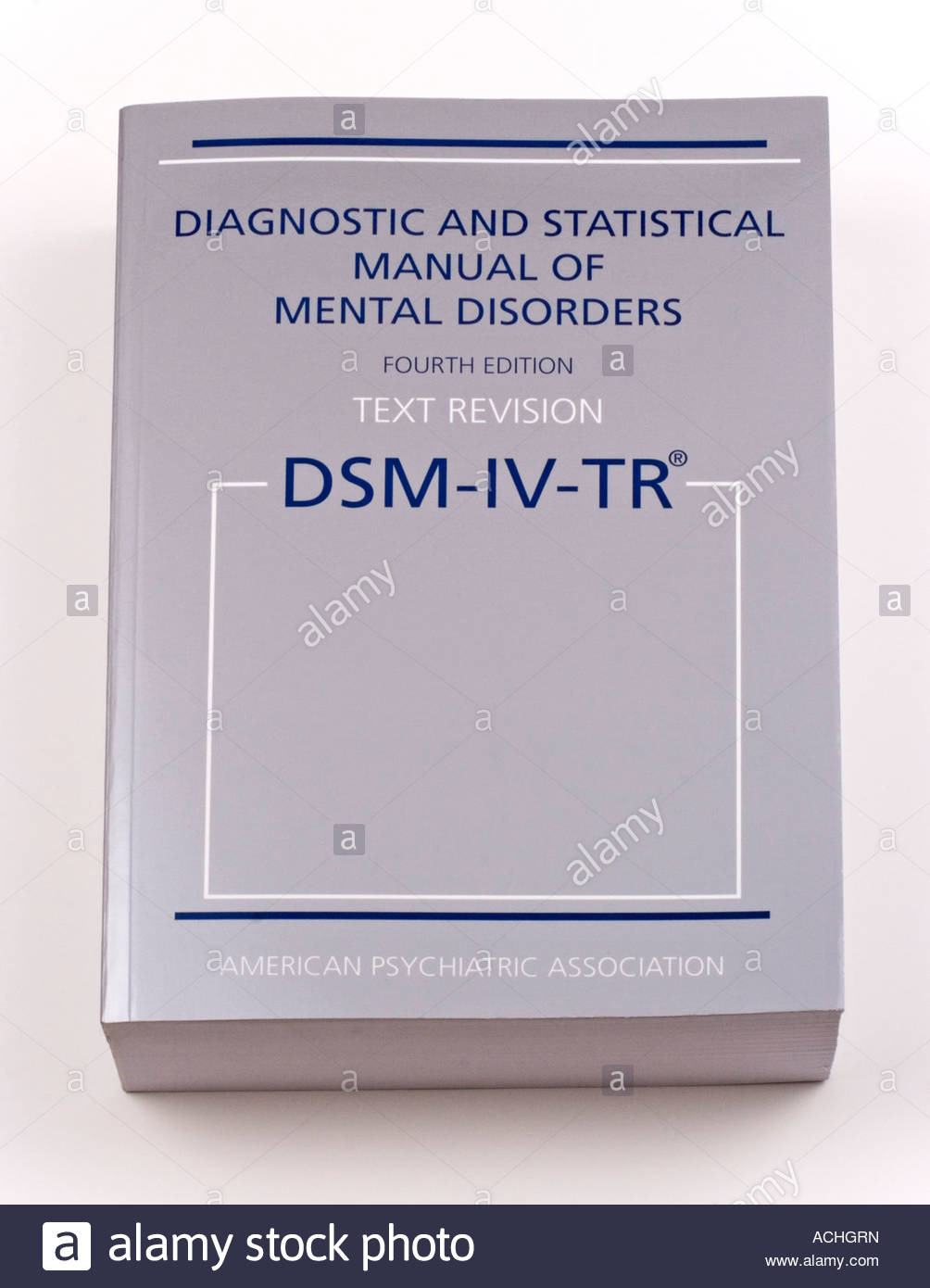 Diagnostic and Statistical Manual of Mental Disorders DSM IV TR Stock ... Diagnostic and Statistical Manual of Mental Disorders DSM IV TR Stock ...