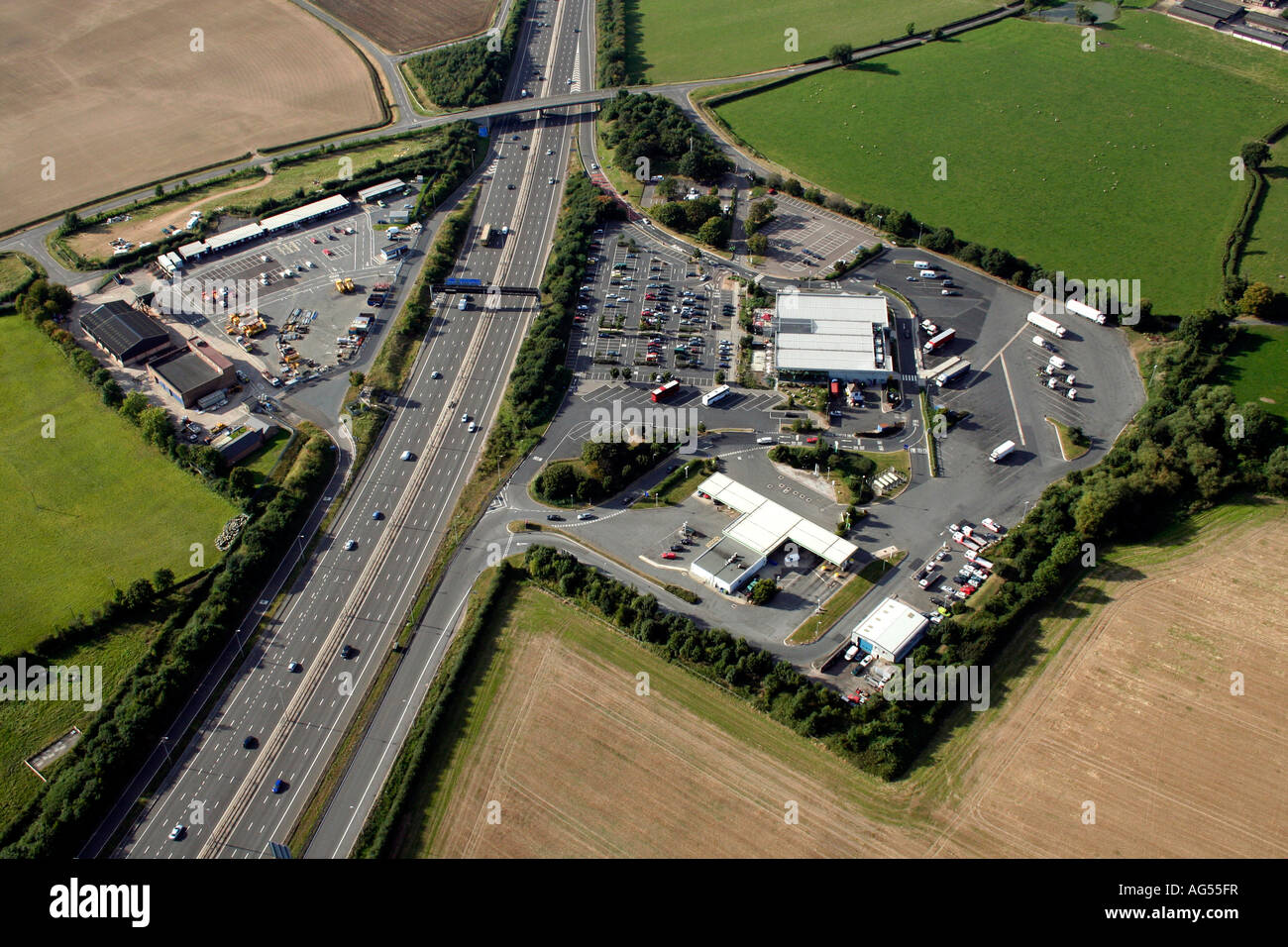 southbound Strensham services on M5 near Worcester UK Stock Photo ... southbound Strensham services on M5 near Worcester UK Stock Photo ...