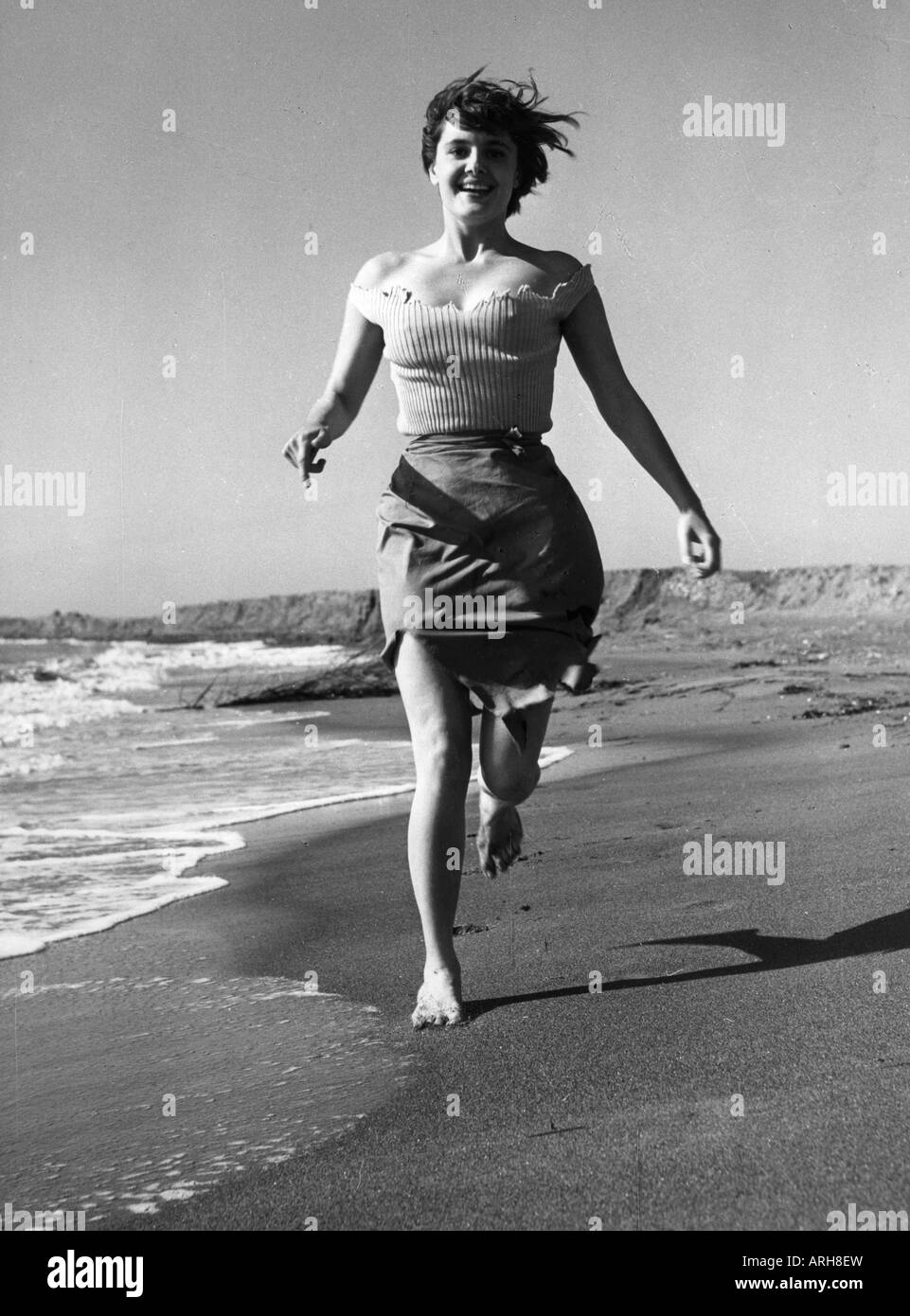 Podesta Rossana 20 6 1934 Italian Actress Full Length Running