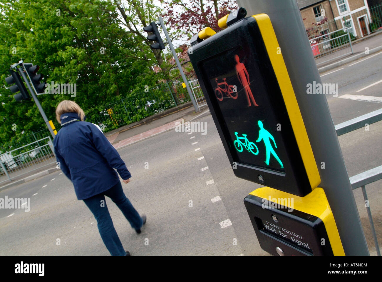Pedestrian crossing road using Toucan crossing Stock Photo, Royalty ... Pedestrian crossing road using Toucan crossing Stock Photo, Royalty ...