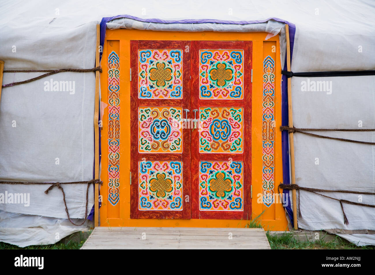 Ger Door Mongolia Stock Photo, Royalty Free Image: 16446185 - Alamy