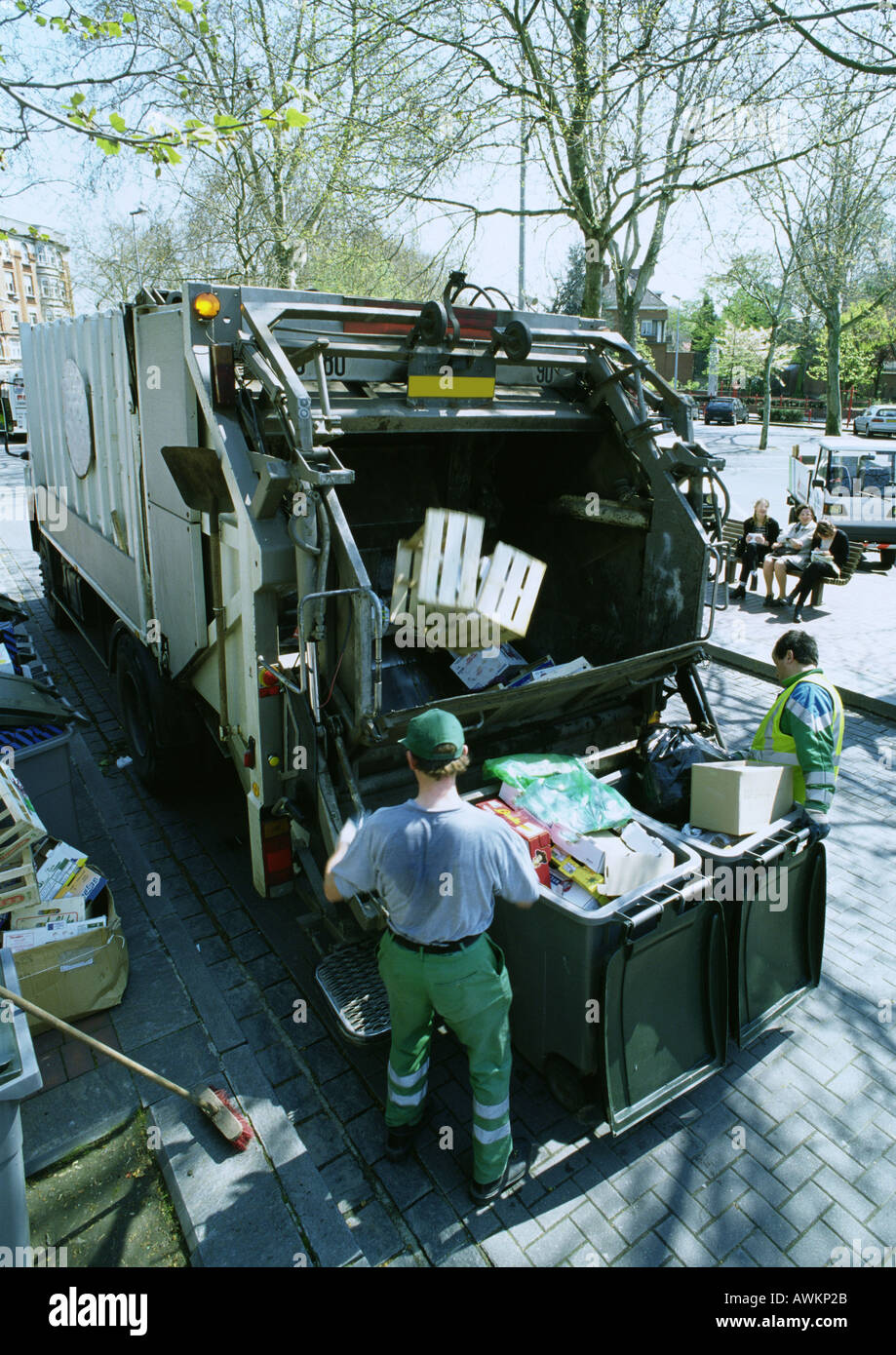 Garbage men picking up trash Stock Photo, Royalty Free Image: 5421610 ... Garbage men picking up trash Stock Photo, Royalty Free Image: 5421610 ...