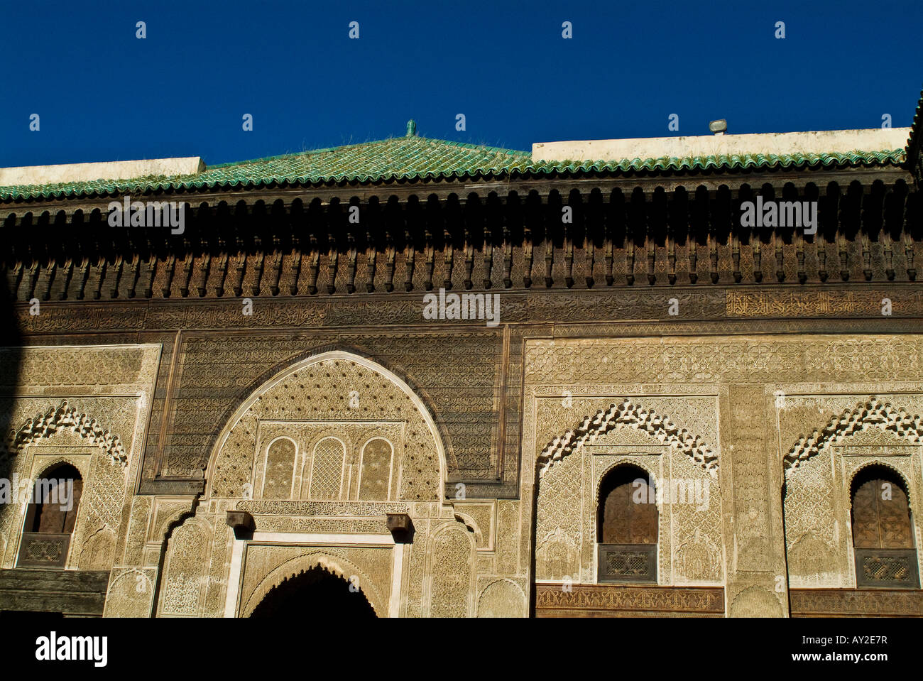 Medersa Bou Inania, Fes, Morocco Stock Photo, Royalty Free Image ... Medersa Bou Inania, Fes, Morocco Stock Photo, Royalty Free Image ...