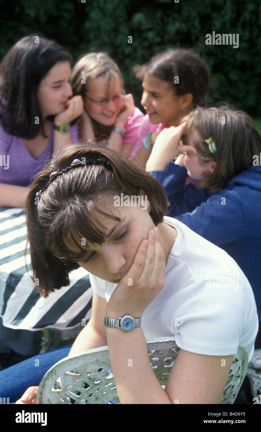 Teenage Girl Being Left Out Of A Group Stock Photo, Royalty Free Image ... Teenage Girl Being Left Out Of A Group Stock Photo, Royalty Free Image ...