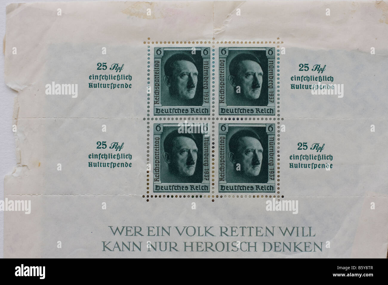 Wer ein Volk retten will kann nur heroisch denken (He who wants to ... Wer ein Volk retten will kann nur heroisch denken (He who wants to ...