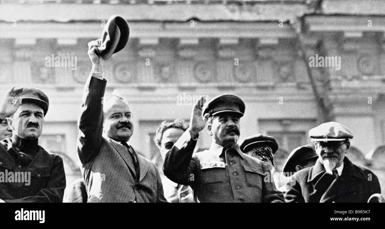 Josef Stalin center Vyacheslav Molotov second from left Anastas Stock ... Josef Stalin center Vyacheslav Molotov second from left Anastas Stock ...