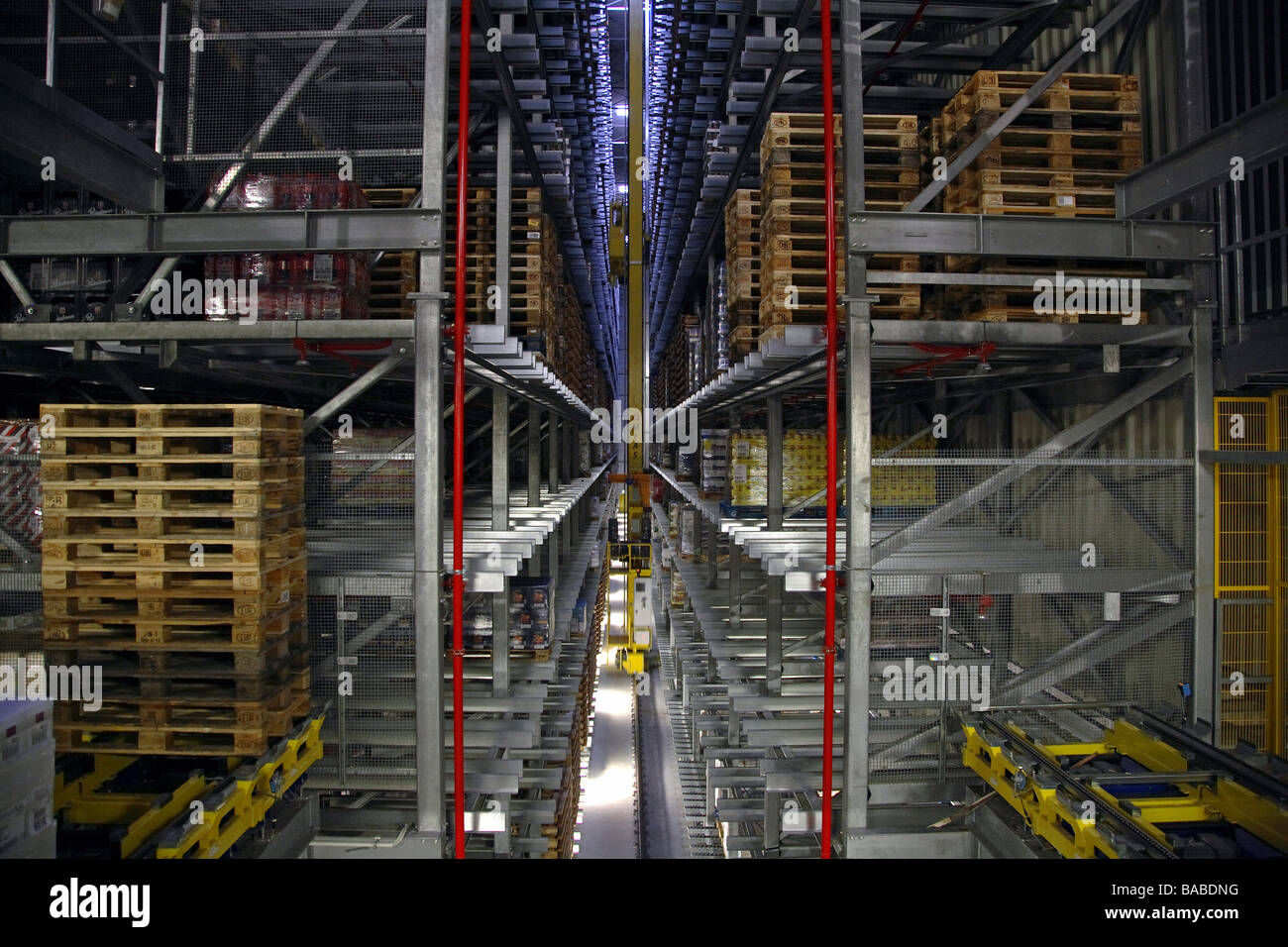 Fully automated warehouse, Hamm, Germany Stock Photo, Royalty Free ... Fully automated warehouse, Hamm, Germany Stock Photo, Royalty Free ...