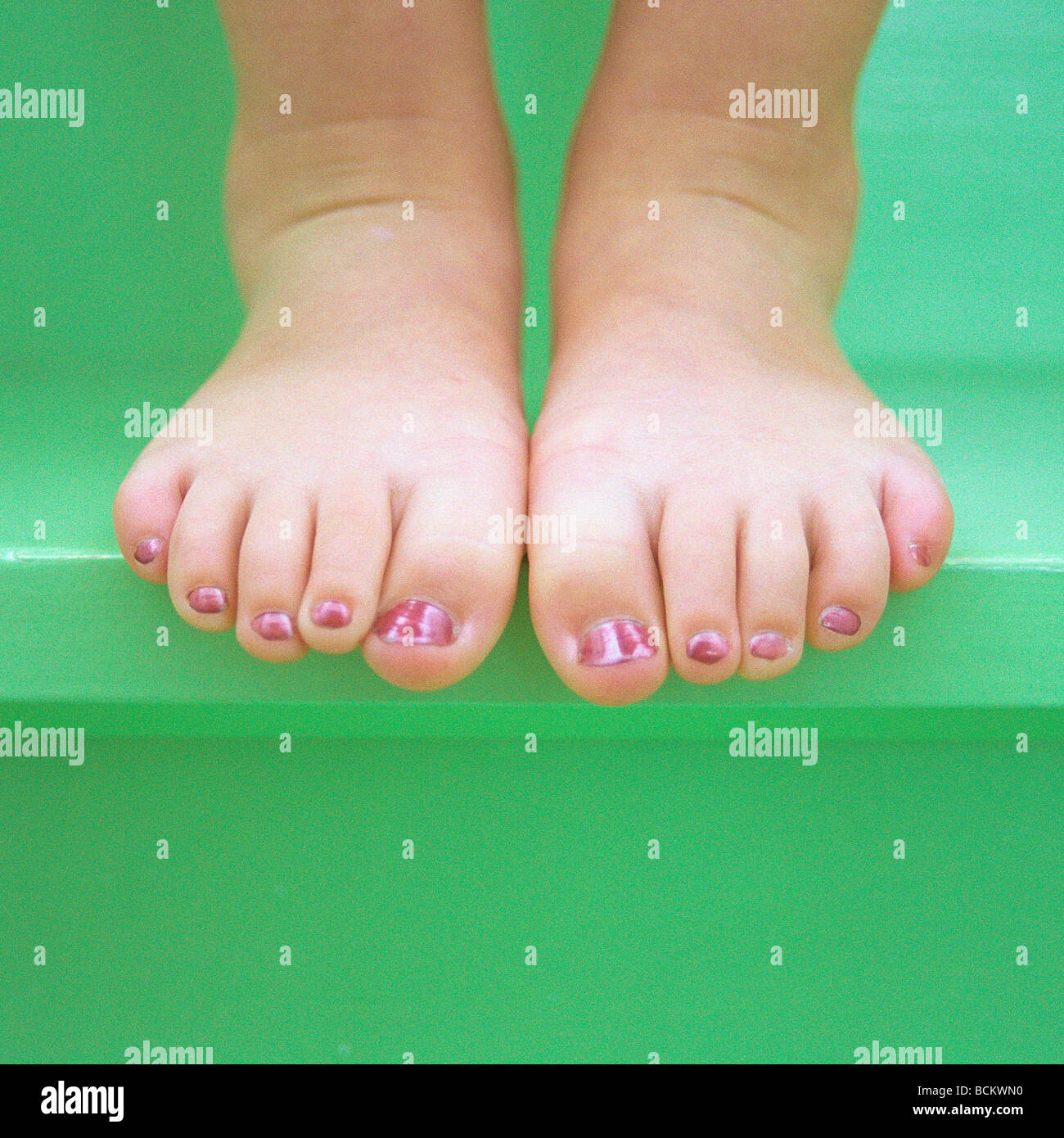 Child's bare feet with polished toenails, close-up Stock Photo, Royalty ... Child's bare feet with polished toenails, close-up Stock Photo, Royalty ...