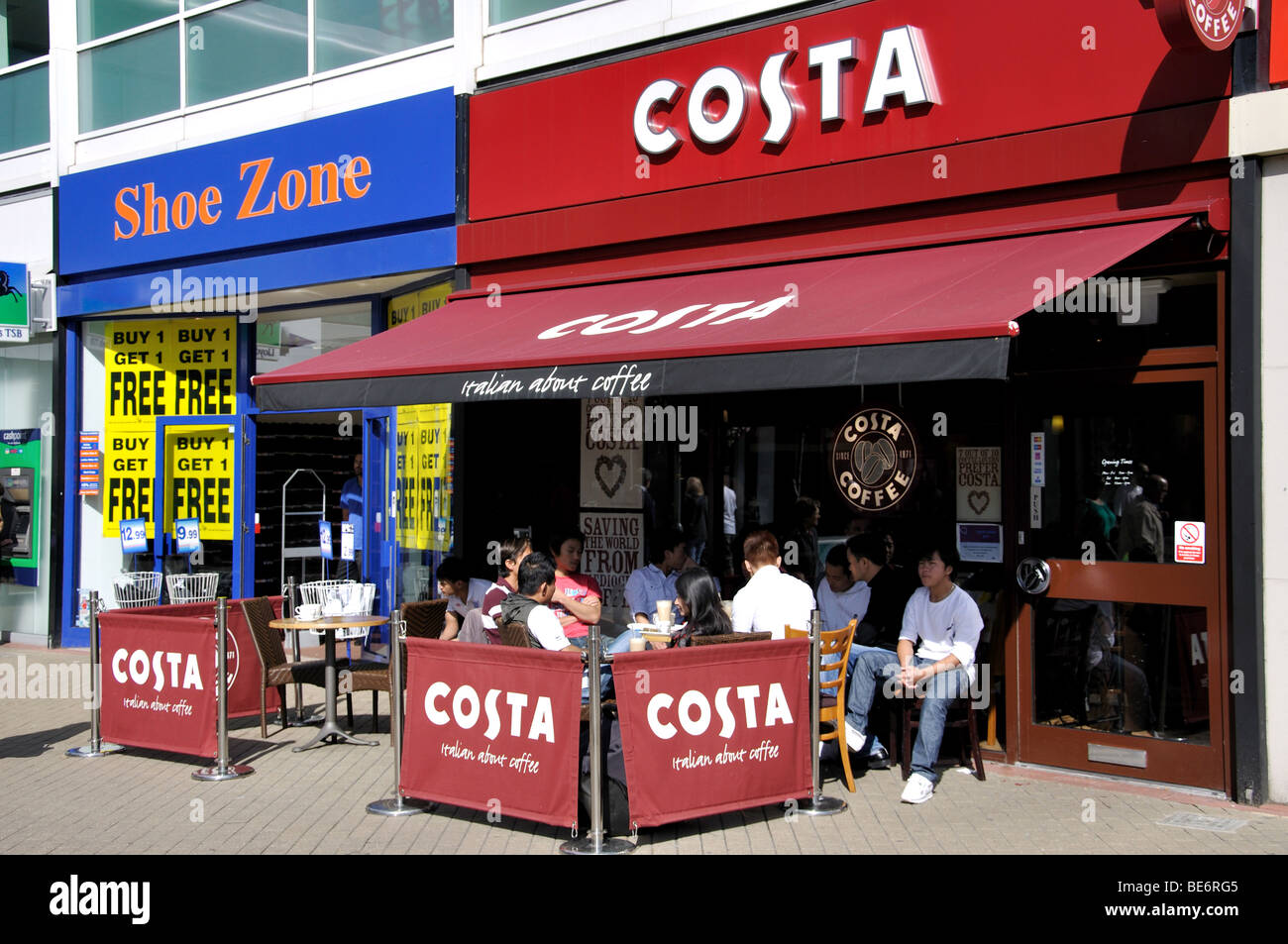 Costa Coffee, The Centre Feltham Shopping, High Street, Feltham Stock ... Costa Coffee, The Centre Feltham Shopping, High Street, Feltham Stock ...