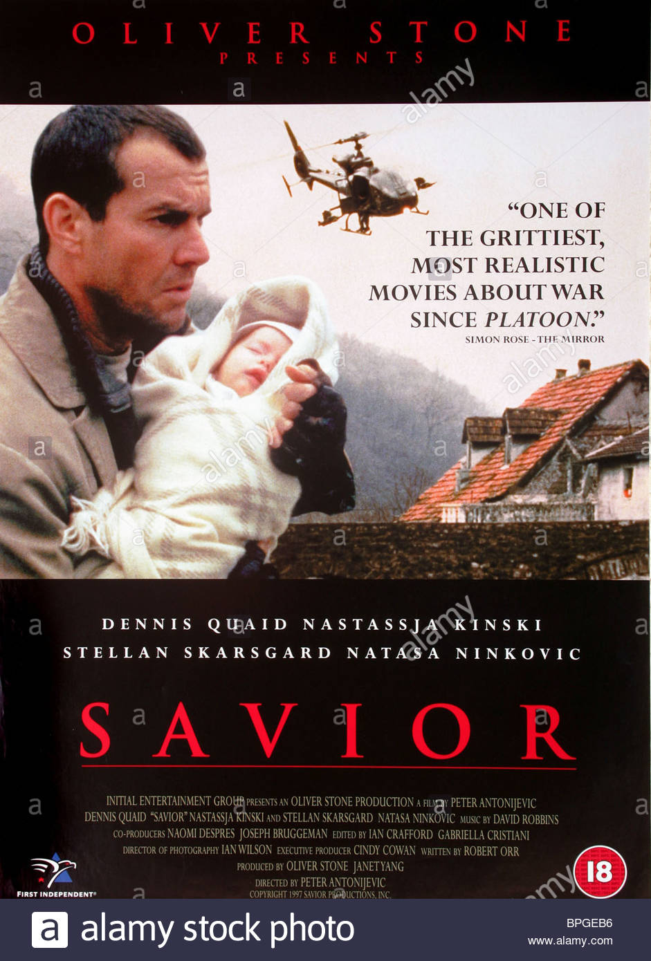 FILM POSTER SAVIOR (1998 Stock Photo, Royalty Free Image: 31095322 - Alamy