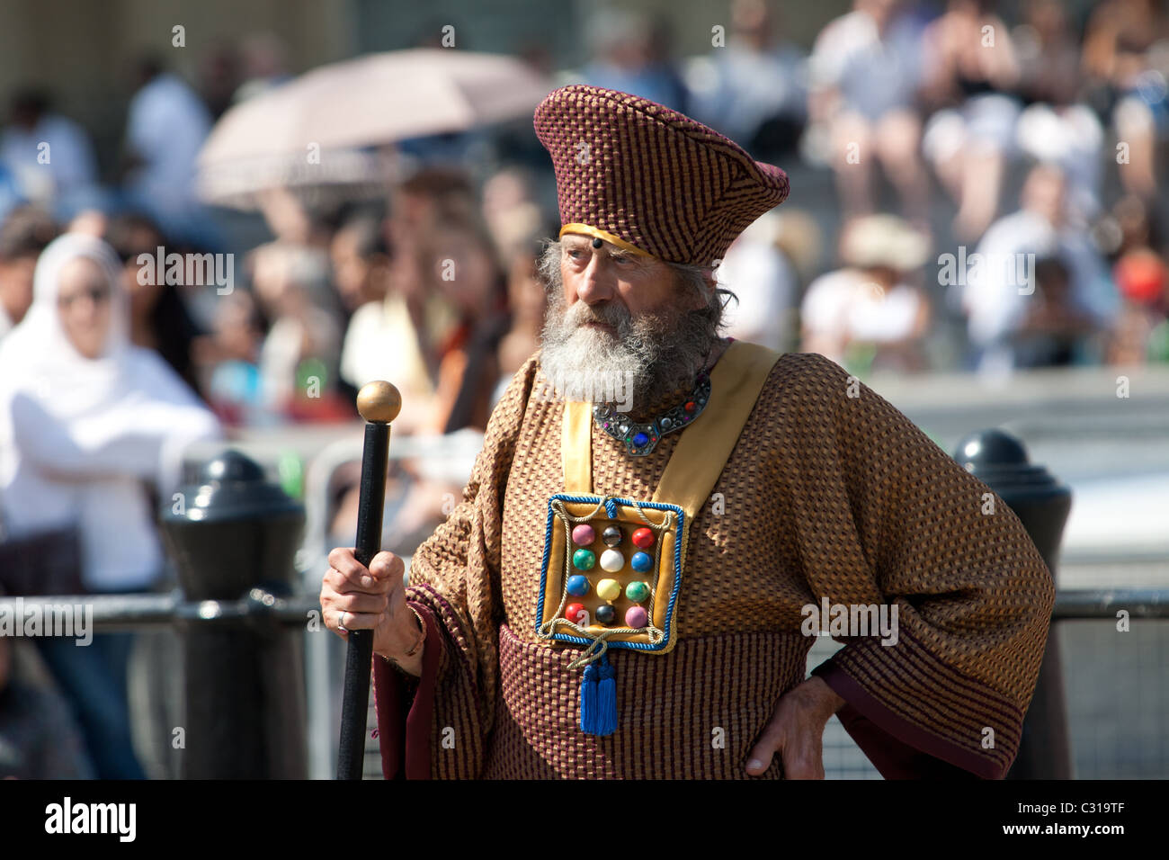 Caiaphas Easter Passion Play performed by the Wintershall theatre Stock ...