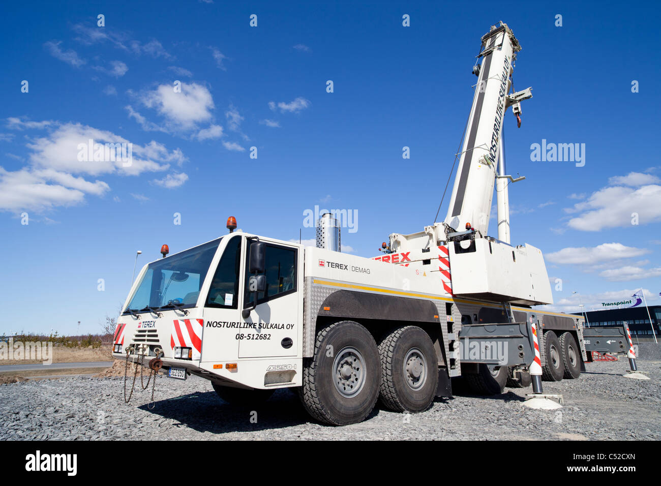 Terex Demag AC 250-1 road mobile crane truck Stock Photo, Royalty Free ... Terex Demag AC 250-1 road mobile crane truck Stock Photo, Royalty Free ...