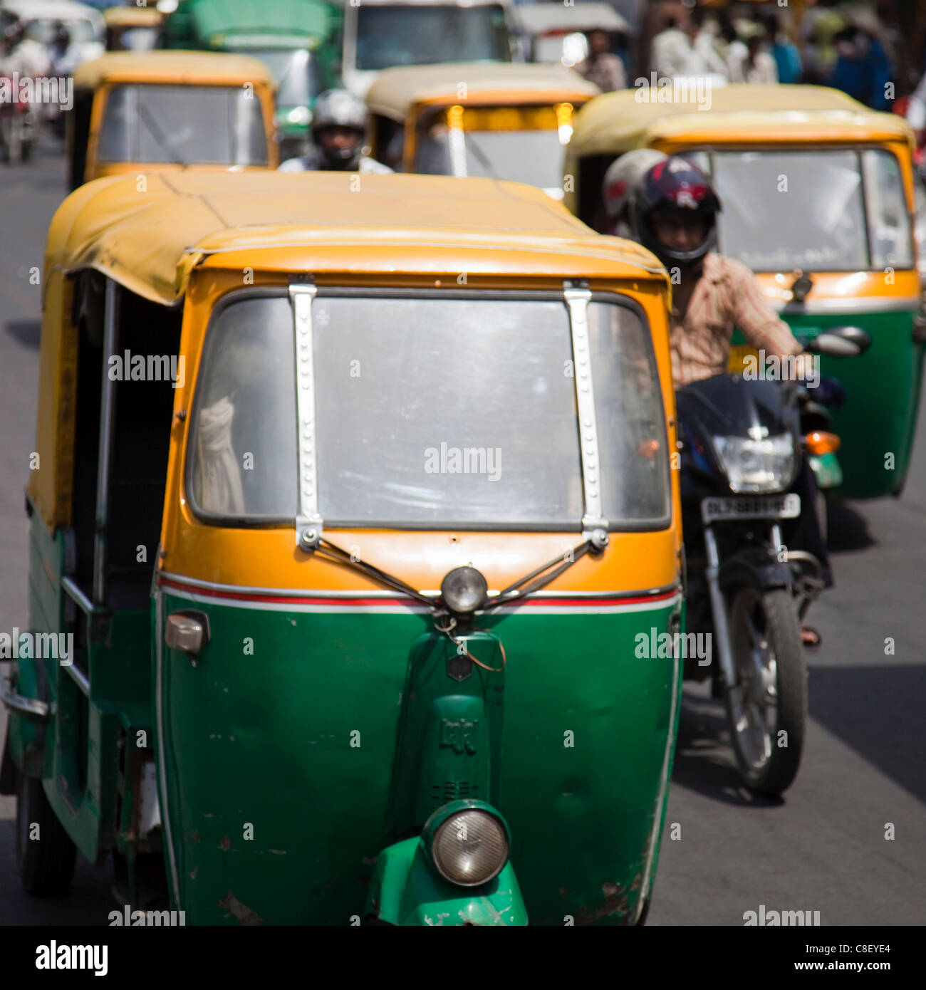 Busy road with Tuk-tuk auto rickshaws, Chandni Chowk, Old Delhi Stock ... Busy road with Tuk-tuk auto rickshaws, Chandni Chowk, Old Delhi Stock ...