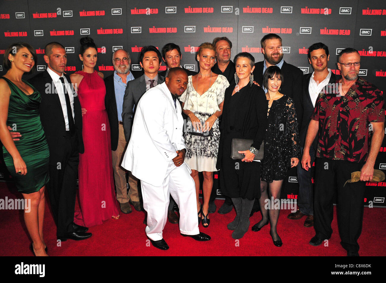 Cast Of The Walking Dead At Arrivals For The Walking Dead Season