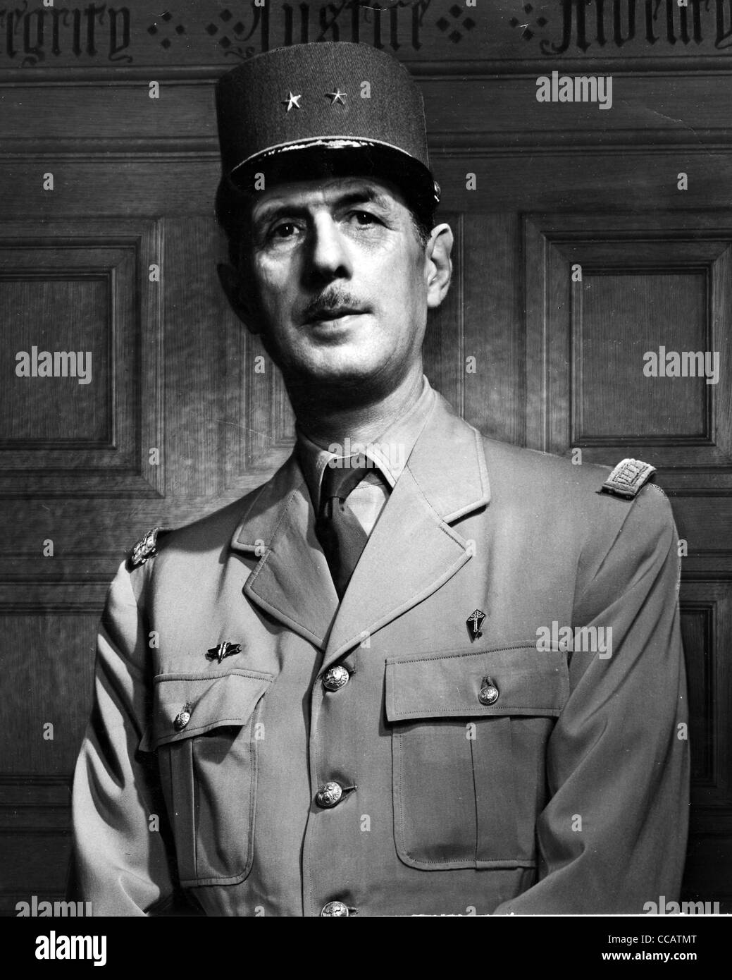 CHARLES DE GAULLE In July 1944 Stock Photo Royalty Free Image