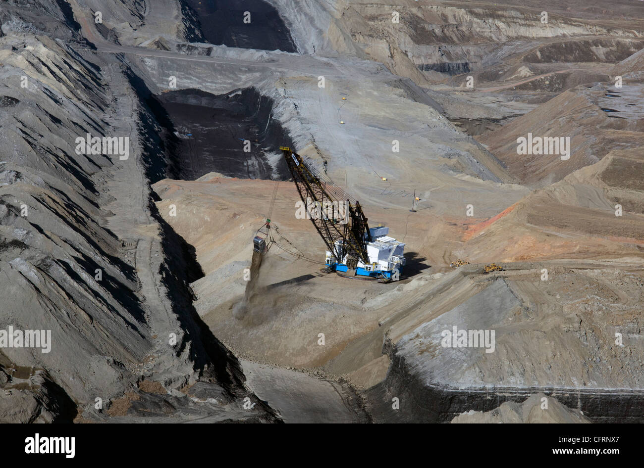 Coal Mine in Wyoming's Powder River Basin Stock Photo, Royalty Free ... Coal Mine in Wyoming's Powder River Basin Stock Photo, Royalty Free ...