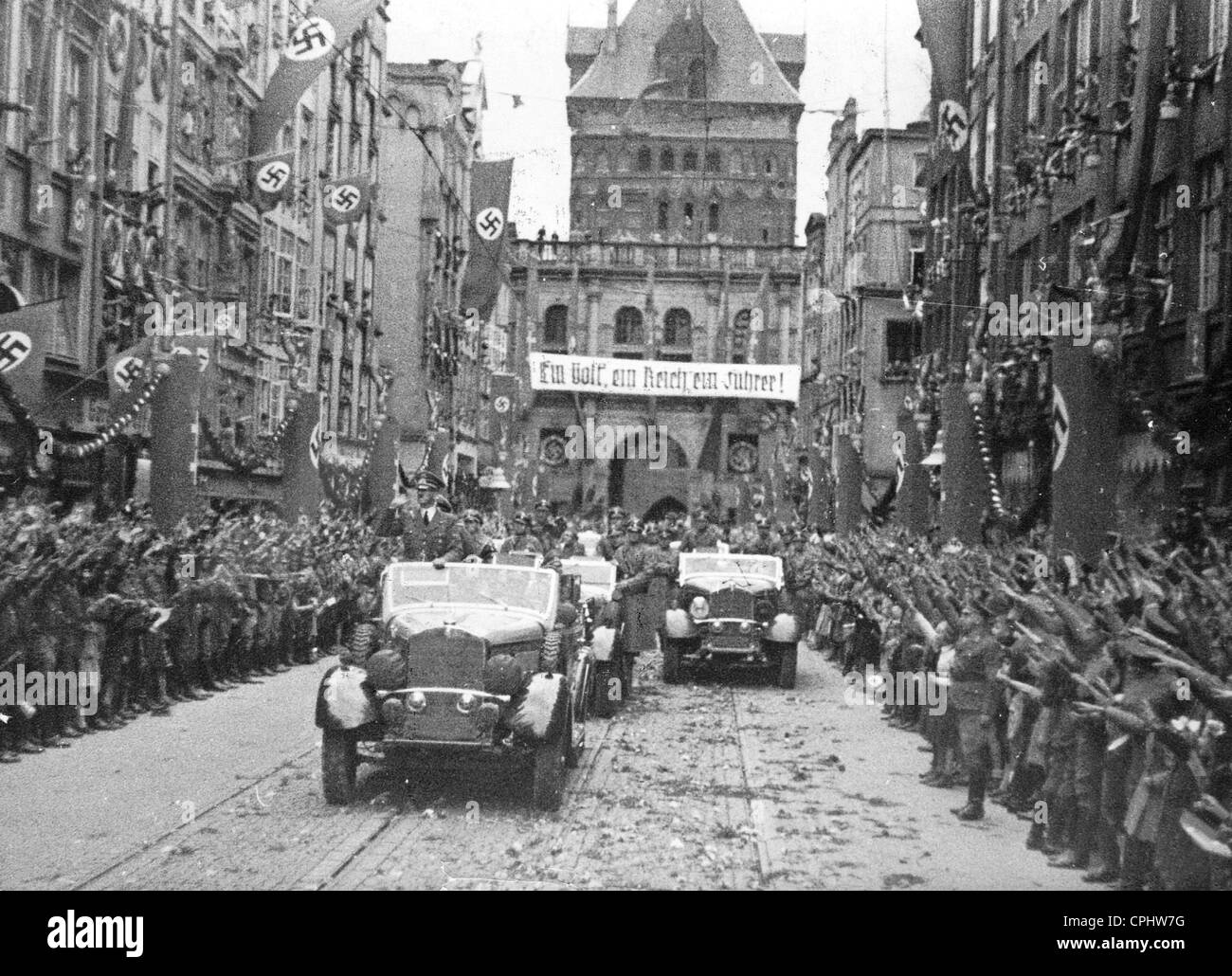 Entry of Adolf Hitler into Danzig, 1939 Stock Photo: 48336164 - Alamy Entry of Adolf Hitler into Danzig, 1939 Stock Photo: 48336164 - Alamy