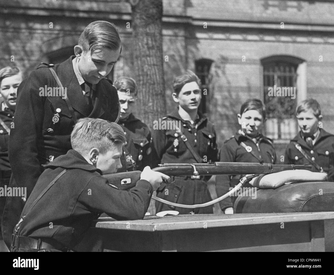 Weapons training of the Hitler Youth Stock Photo, Royalty Free Image ...