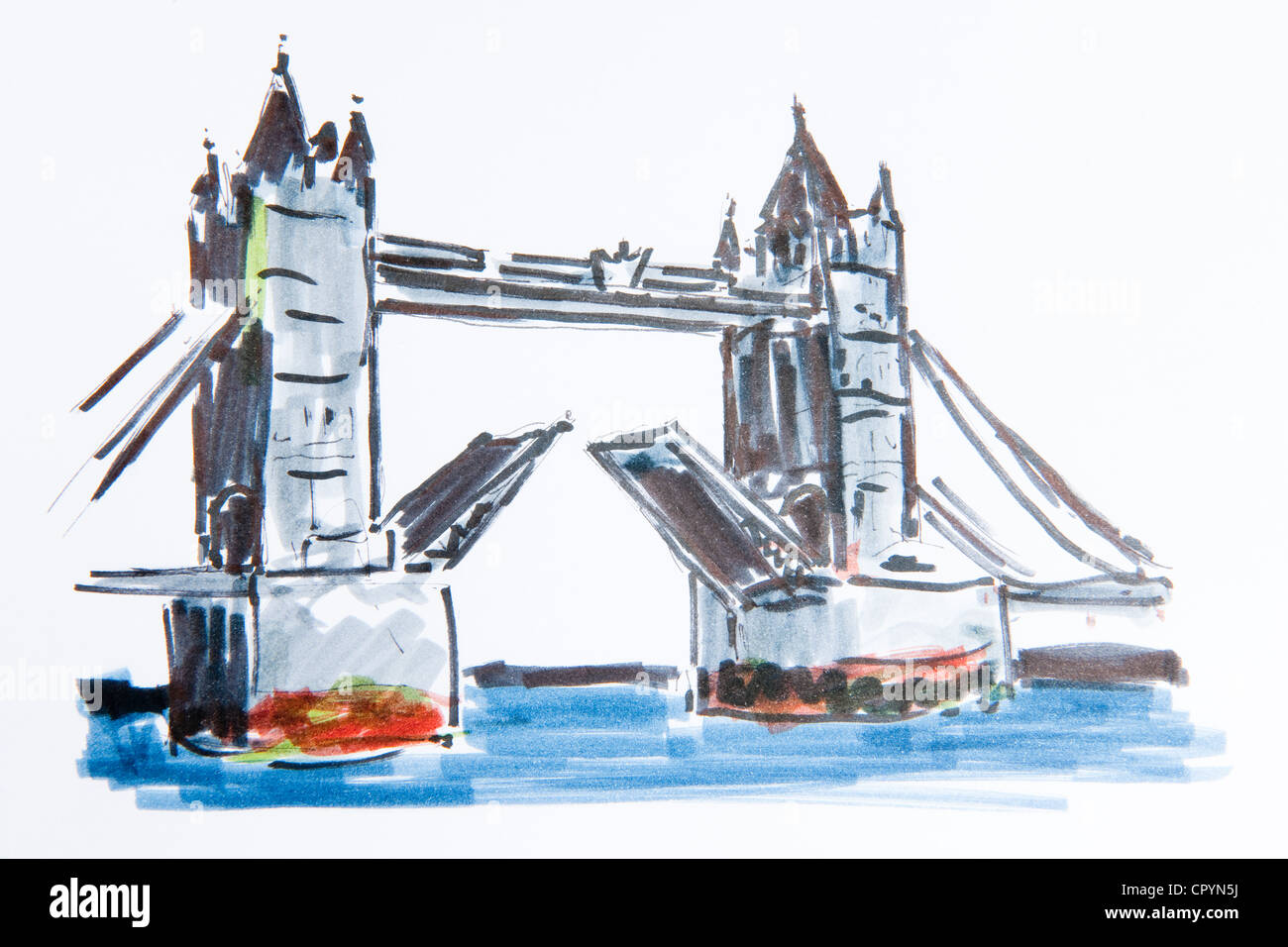 Tower Bridge, bridge across the River Thames, London, England, Great ... Tower Bridge, bridge across the River Thames, London, England, Great ...