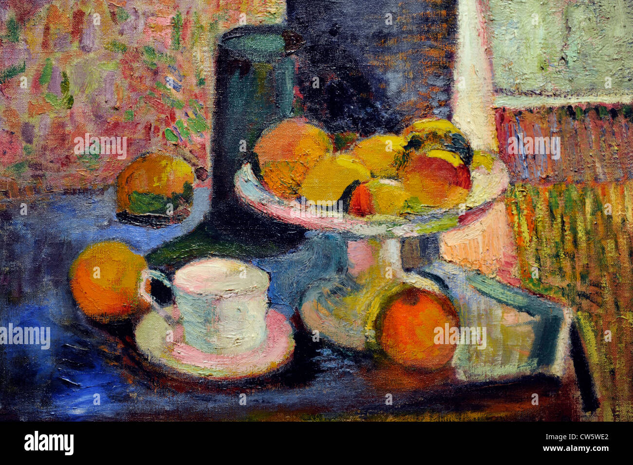 Henri Matisse, "Still Life with Compote, Apple and Oranges" 1899 Stock ...
