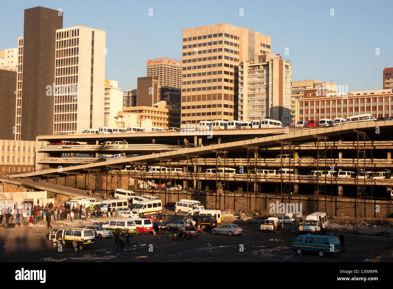 The Bree Taxi Rank, in Johannesburg Central Business District a Stock Photo, Royalty Free Image ...