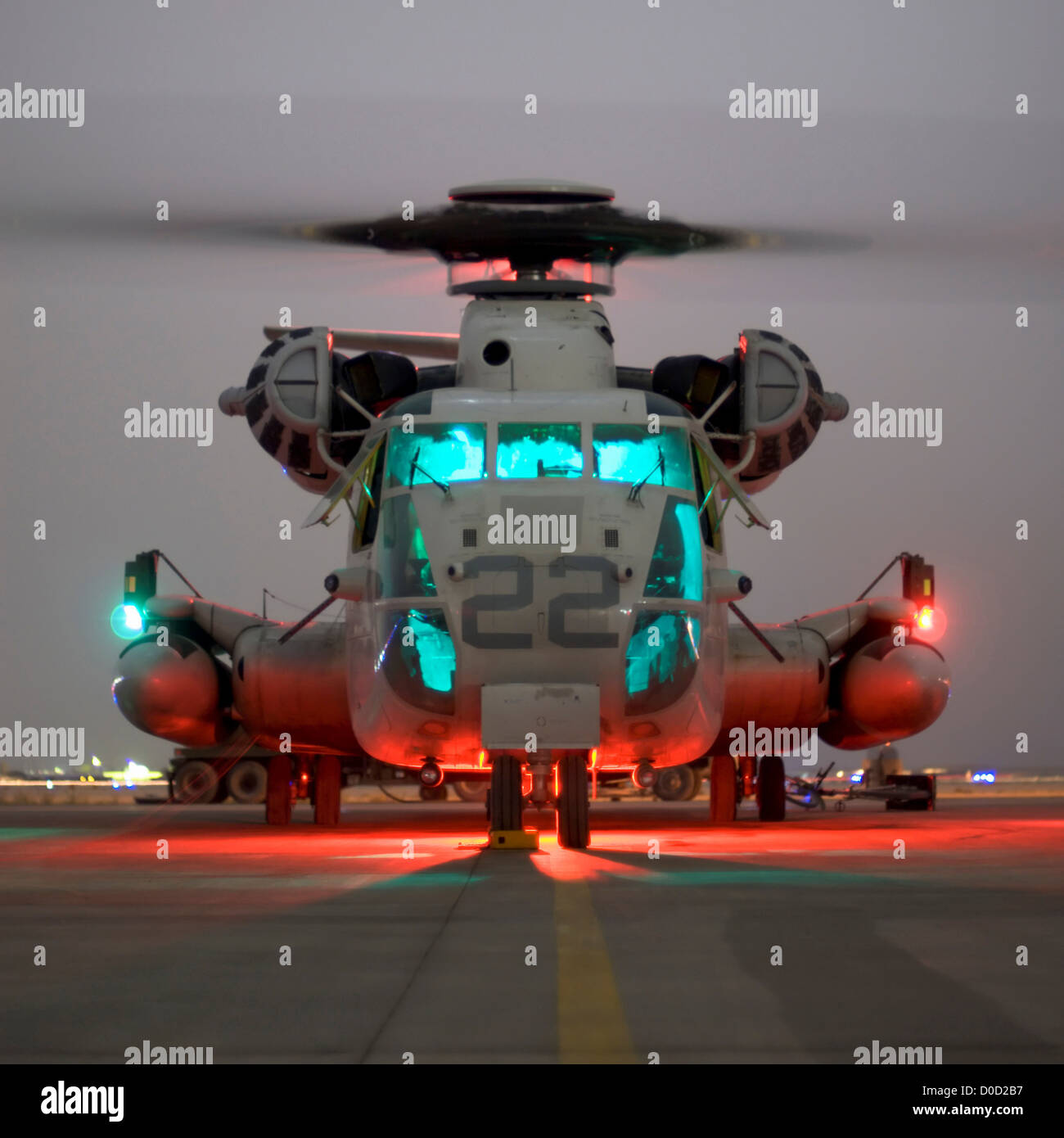 A US Marine Corps CH-53D Sea Stallion Helicopter Prepares Launch Stock ... A US Marine Corps CH-53D Sea Stallion Helicopter Prepares Launch Stock ...