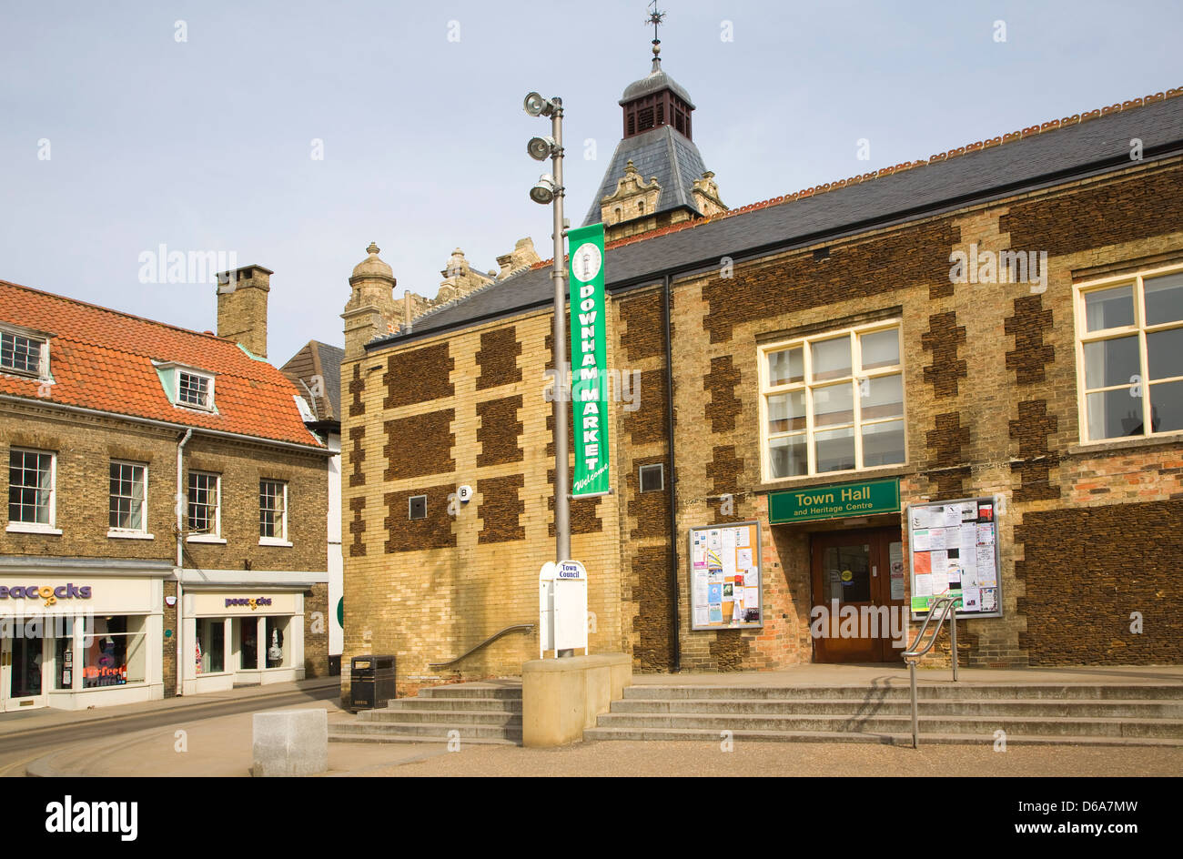 Town hall and heritage centre Downham Market, Norfolk, England Stock ... Town hall and heritage centre Downham Market, Norfolk, England Stock ...