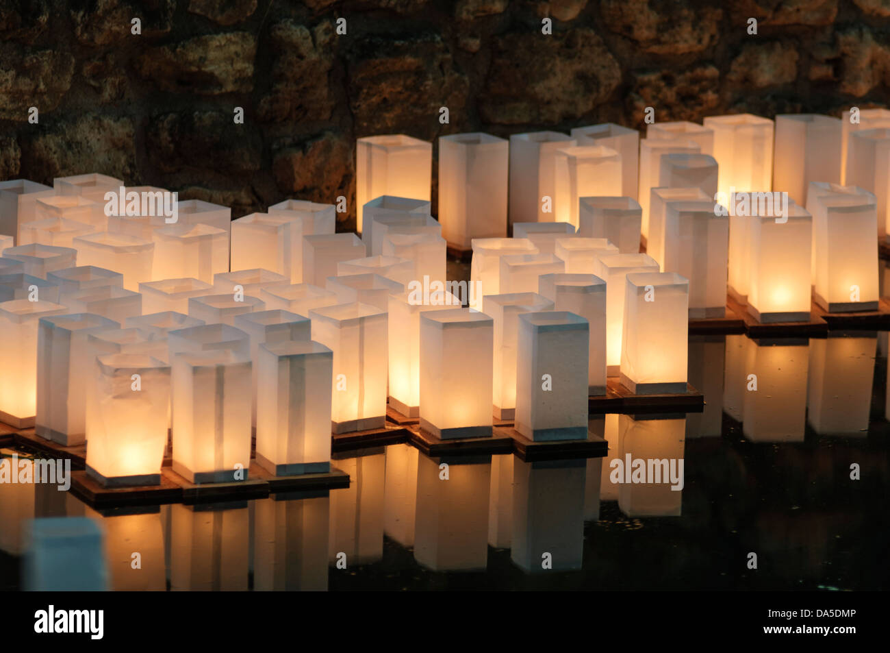 Floating Lanterns During Japan's Obon Festival at Clifford Bloss blog