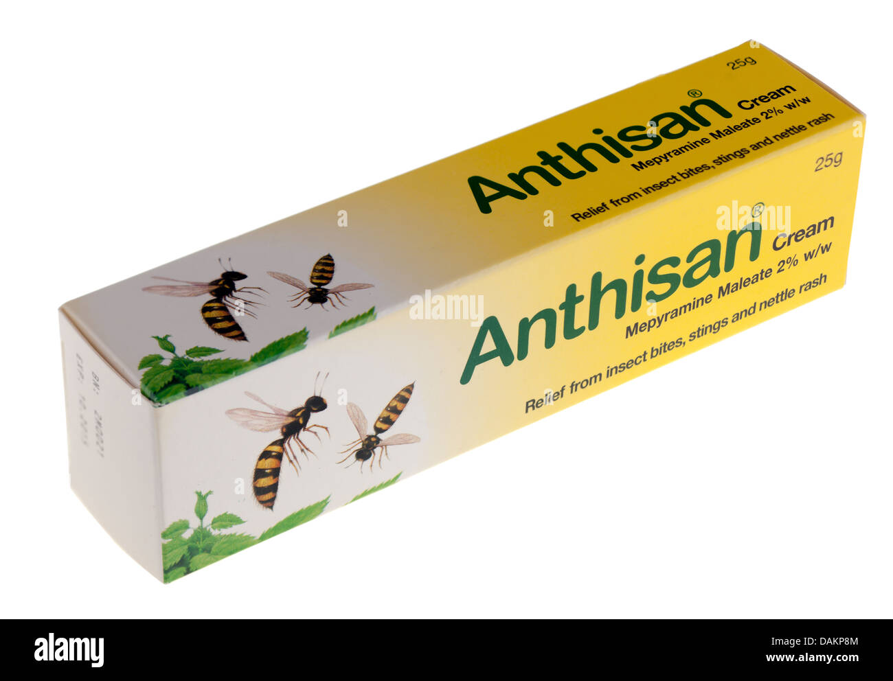 25g Boxed Tube Of Anthisan Antihistamine Cream For Relief From Insect Bites Stings And Nettle
