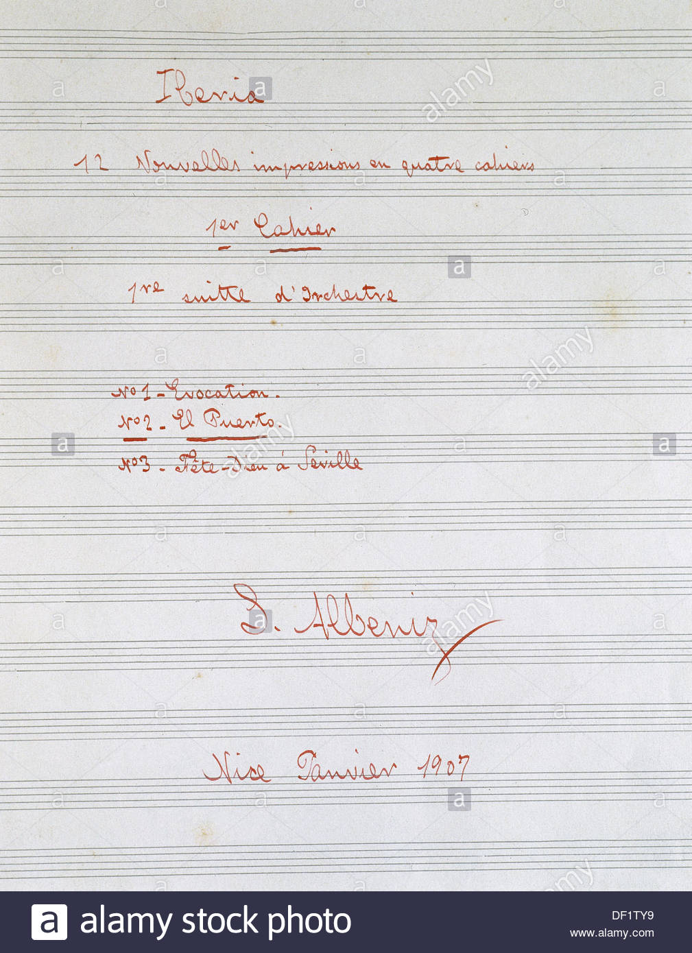 Isaac Albeniz (1860-1909). Spanish pianist and composer. Iberia Stock ... Isaac Albeniz (1860-1909). Spanish pianist and composer. Iberia Stock ...