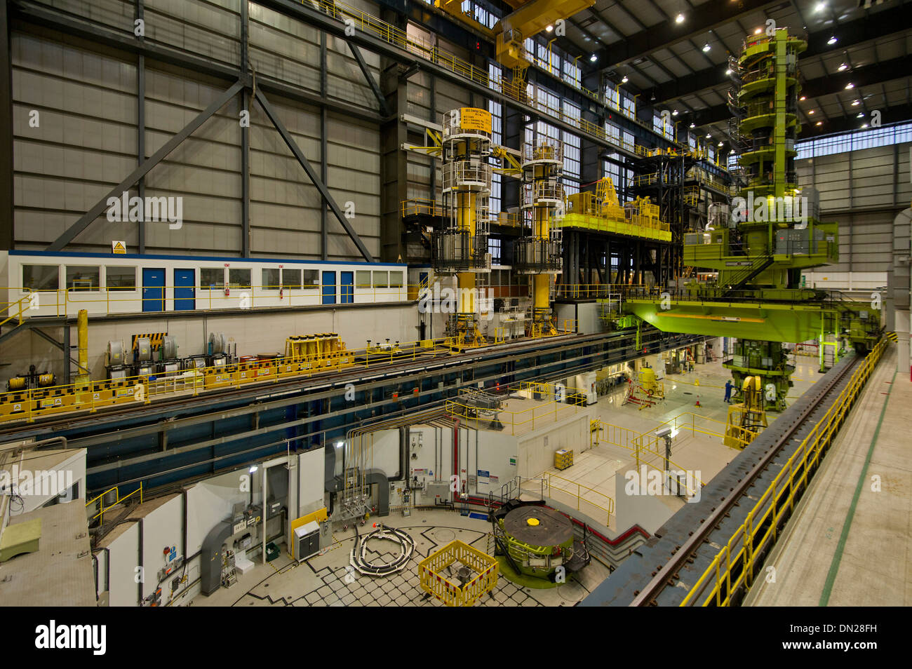 Hinkley Point B Nuclear Power Station,showing Reactor Hall,reactor Stock Photo, Royalty Free ...