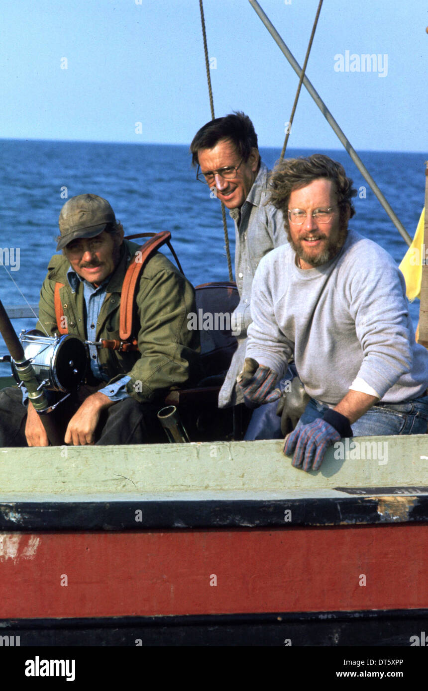 ROBERT SHAW ROY SCHEIDER & RICHARD DREYFUSS JAWS (1975 Stock Photo, Royalty Free Image: 66513630 ...