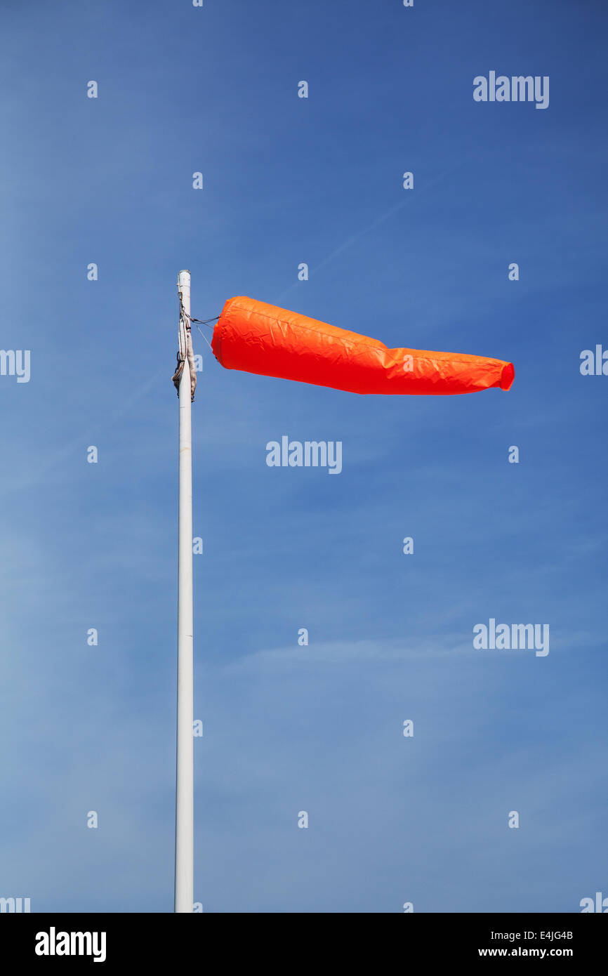 5 knot 28 Km h 17 Mph Indicated By Orange Wind Sock Outside The