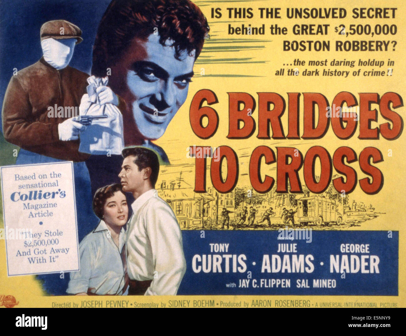 6 BRIDGES TO CROSS, (aka SIX BRIDGES TO CROSS), Tony Curtis, Julie ... 6 BRIDGES TO CROSS, (aka SIX BRIDGES TO CROSS), Tony Curtis, Julie ...