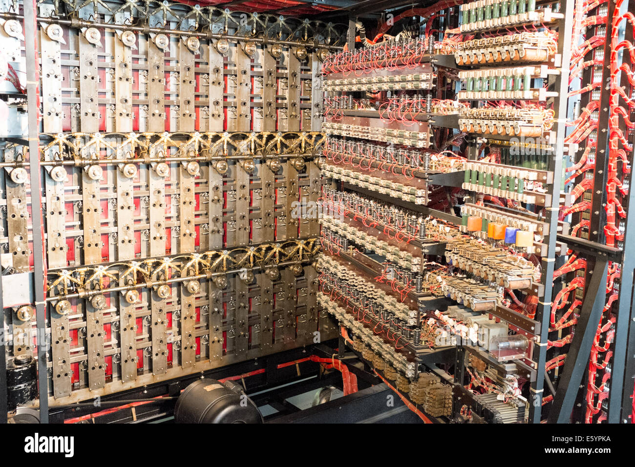 Replica of the Turing Bombe machine at Bletchley Park Stock Photo ... Replica of the Turing Bombe machine at Bletchley Park Stock Photo ...
