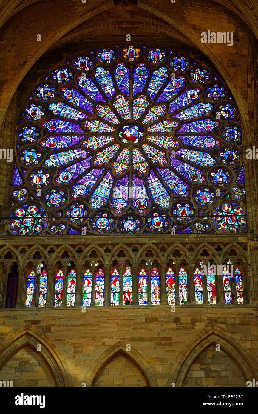 Medieval Rayonnant Gothic Stained Glass Rose Window The Gothic Stock