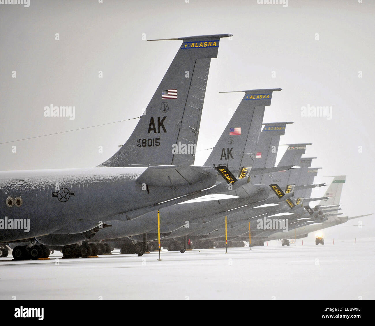 On the flight line at Eielson Air Force Base, Alaska, KC-135 Stock ... On the flight line at Eielson Air Force Base, Alaska, KC-135 Stock ...