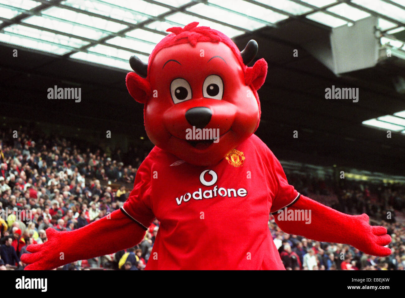 Fred The Red Manchester Uniteds Mascot During Manchester United Vs