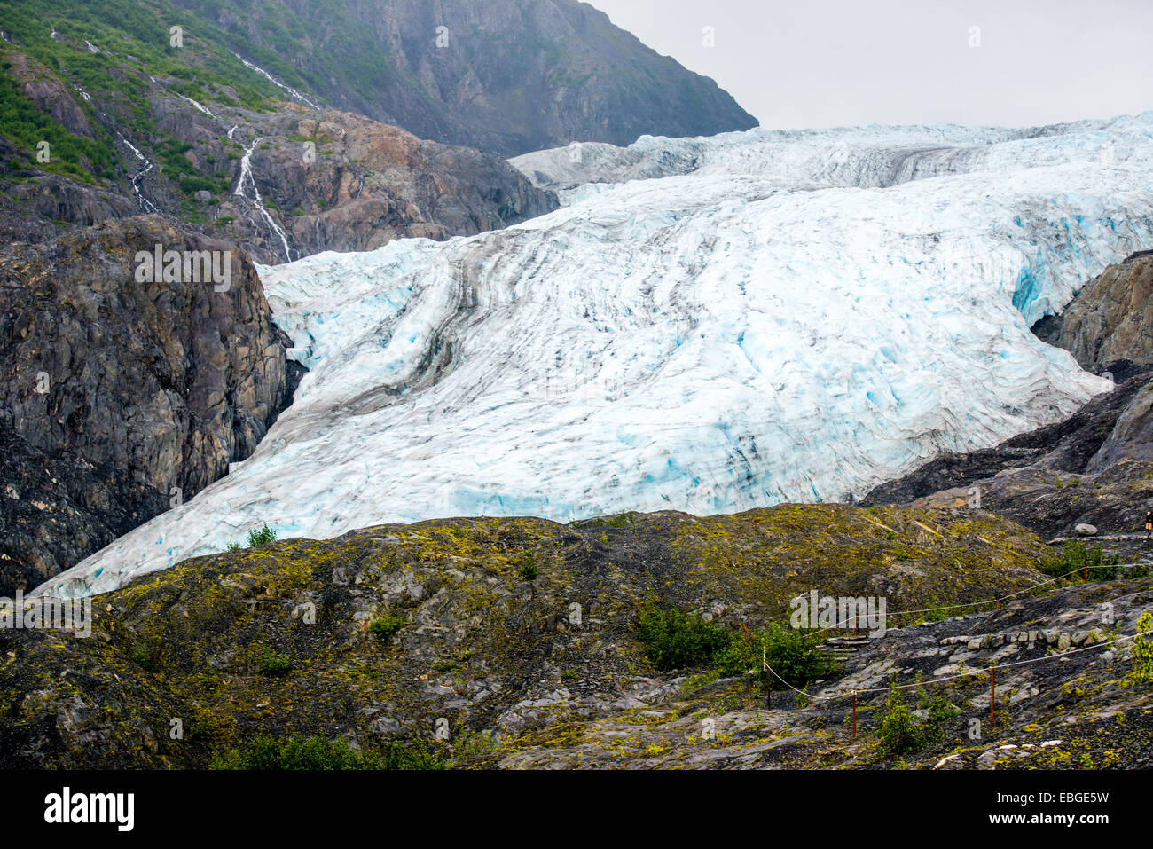 Exit Glacier near Seward Alaska Stock Photo, Royalty Free Image ... Exit Glacier near Seward Alaska Stock Photo, Royalty Free Image ...