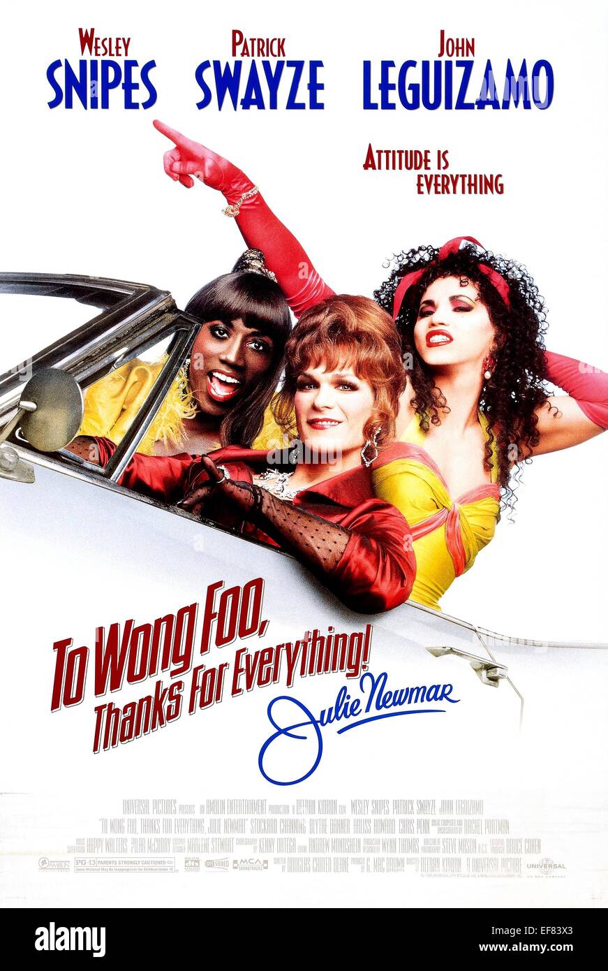 WESLEY SNIPES PATRICK SWAYZE & JOHN LEGUIZAMO TO WONG FOO THANKS FOR ... WESLEY SNIPES PATRICK SWAYZE & JOHN LEGUIZAMO TO WONG FOO THANKS FOR ...