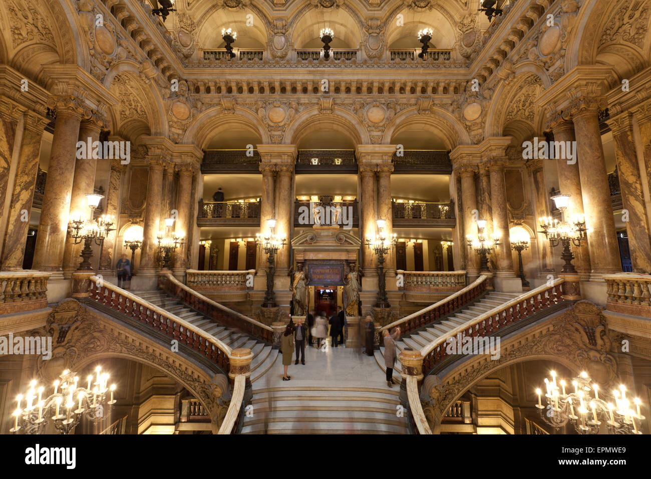 The Grand Staircase Palais Garnier, Paris, France Stock Photo, Royalty ... The Grand Staircase Palais Garnier, Paris, France Stock Photo, Royalty ...