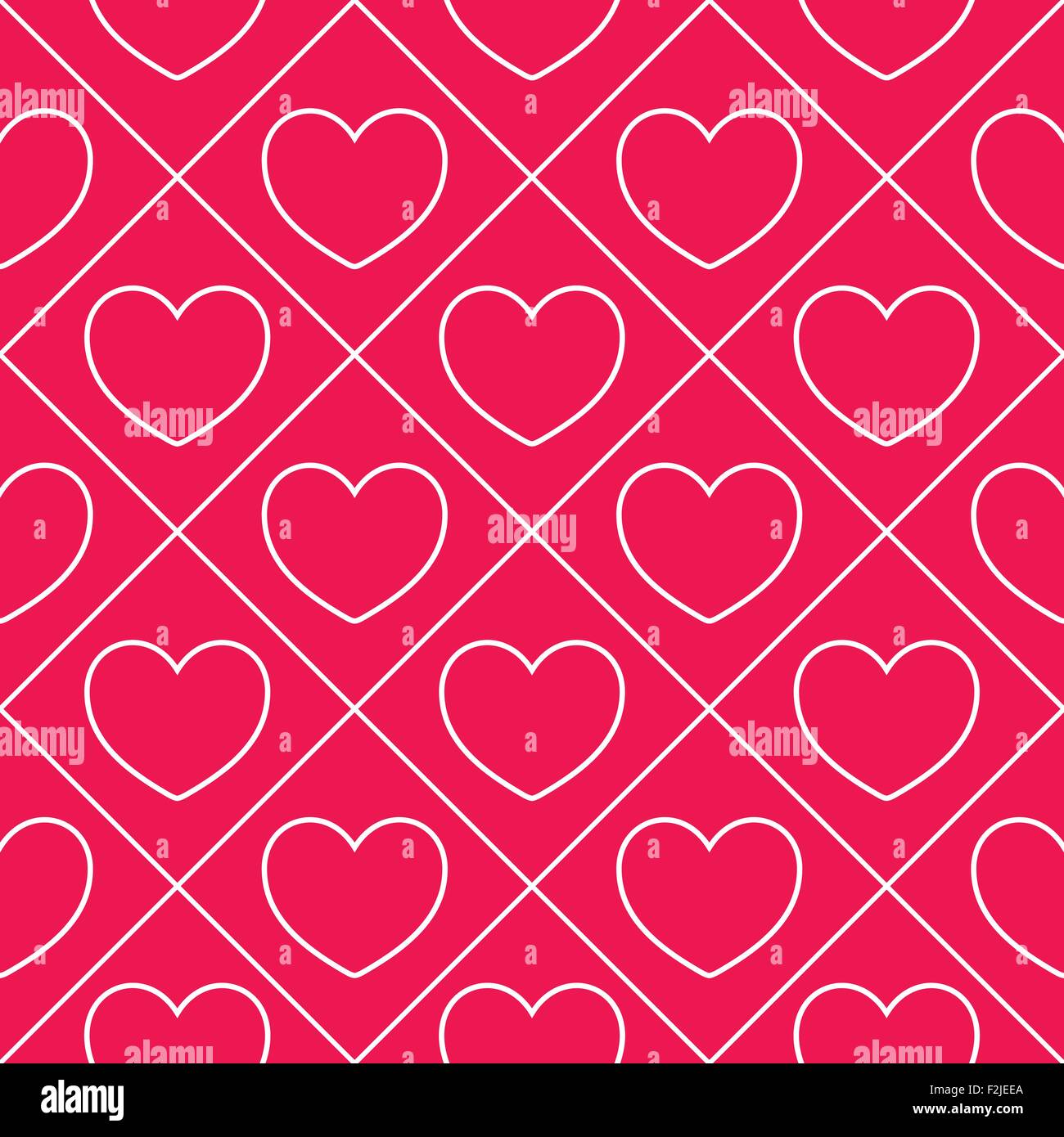 Seamless hearts pattern Stock Vector Art & Illustration, Vector Image: 87687666 - Alamy