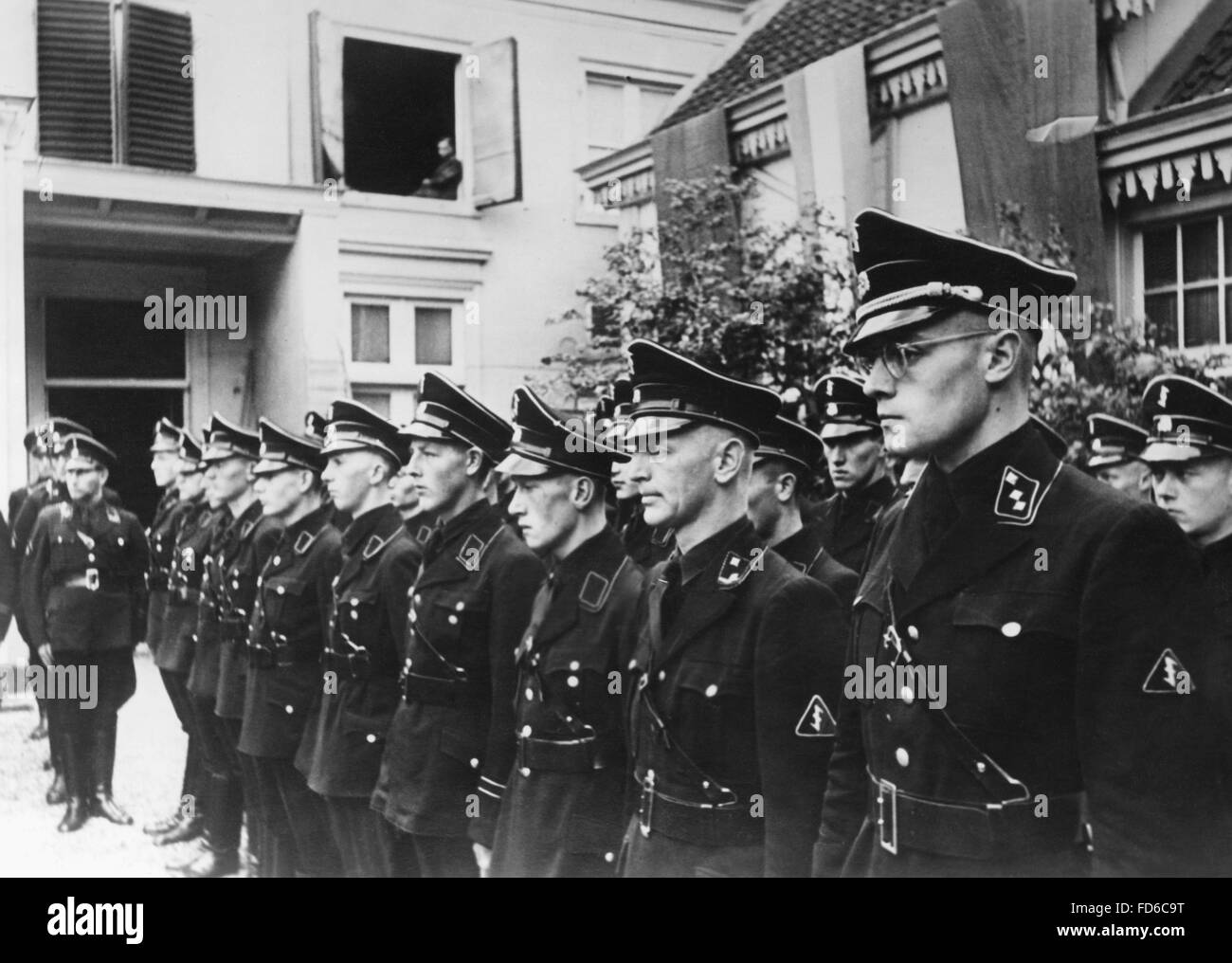 Conscription Of Dutch SS members To The Waffen SS 1941 Stock Photo