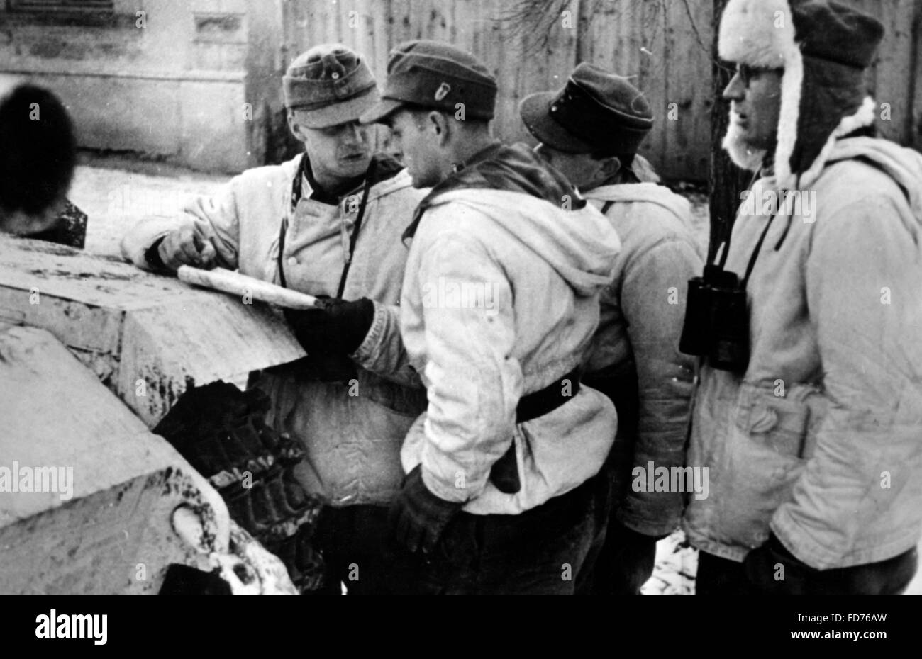 German soldiers at a briefing in Hungary, 1945 Stock Photo, Royalty ... German soldiers at a briefing in Hungary, 1945 Stock Photo, Royalty ...