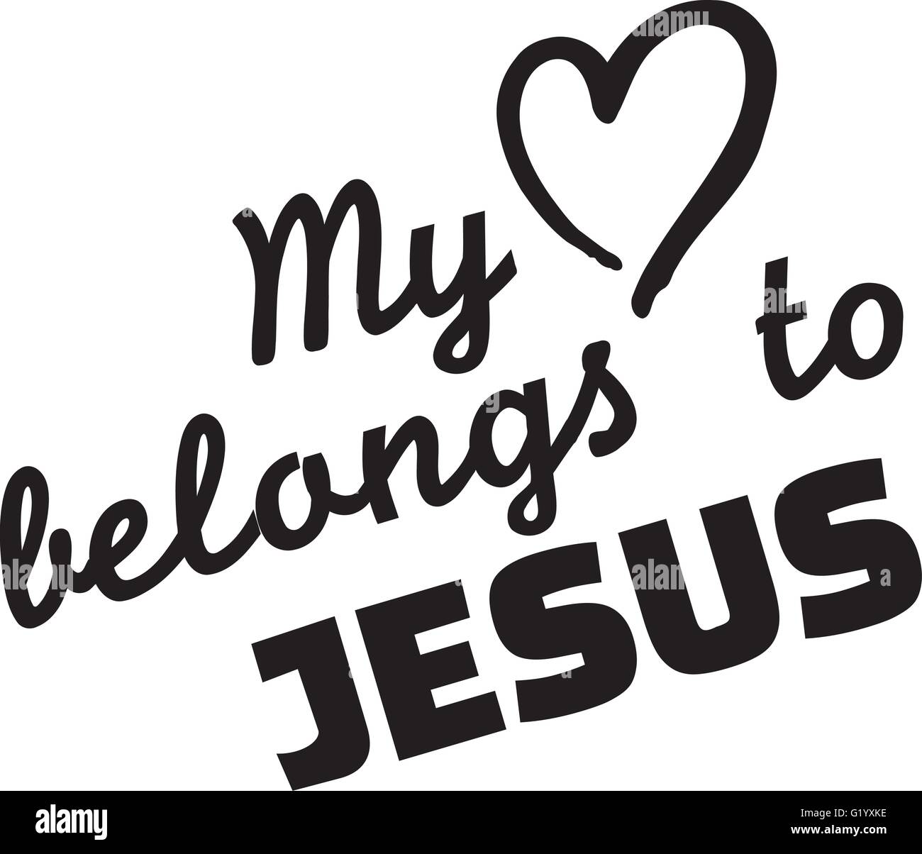My heart belongs to jesus Stock Vector Art & Illustration, Vector Image ... My heart belongs to jesus Stock Vector Art & Illustration, Vector Image ...