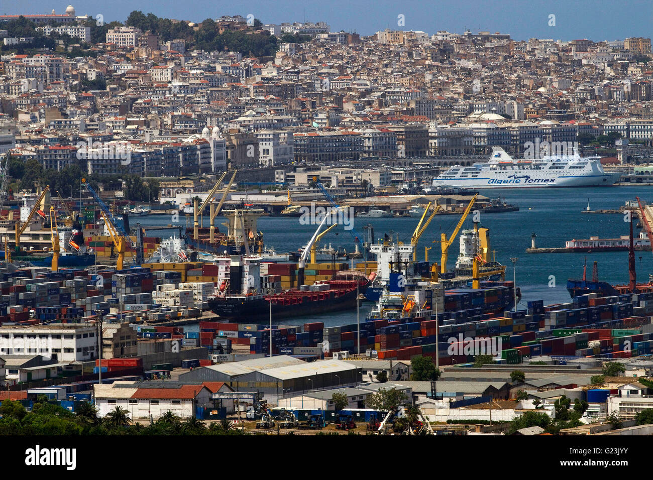 Algiers port Stock Photo, Royalty Free Image: 104572271 - Alamy