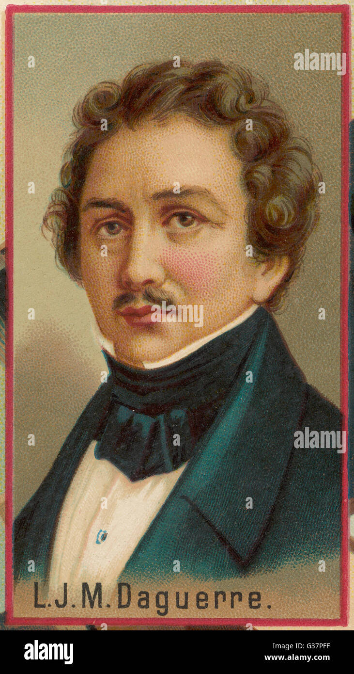 LOUIS-JACQUES-MANDE DAGUERRE French pioneer in photography Stock Photo ... LOUIS-JACQUES-MANDE DAGUERRE French pioneer in photography Stock Photo ...