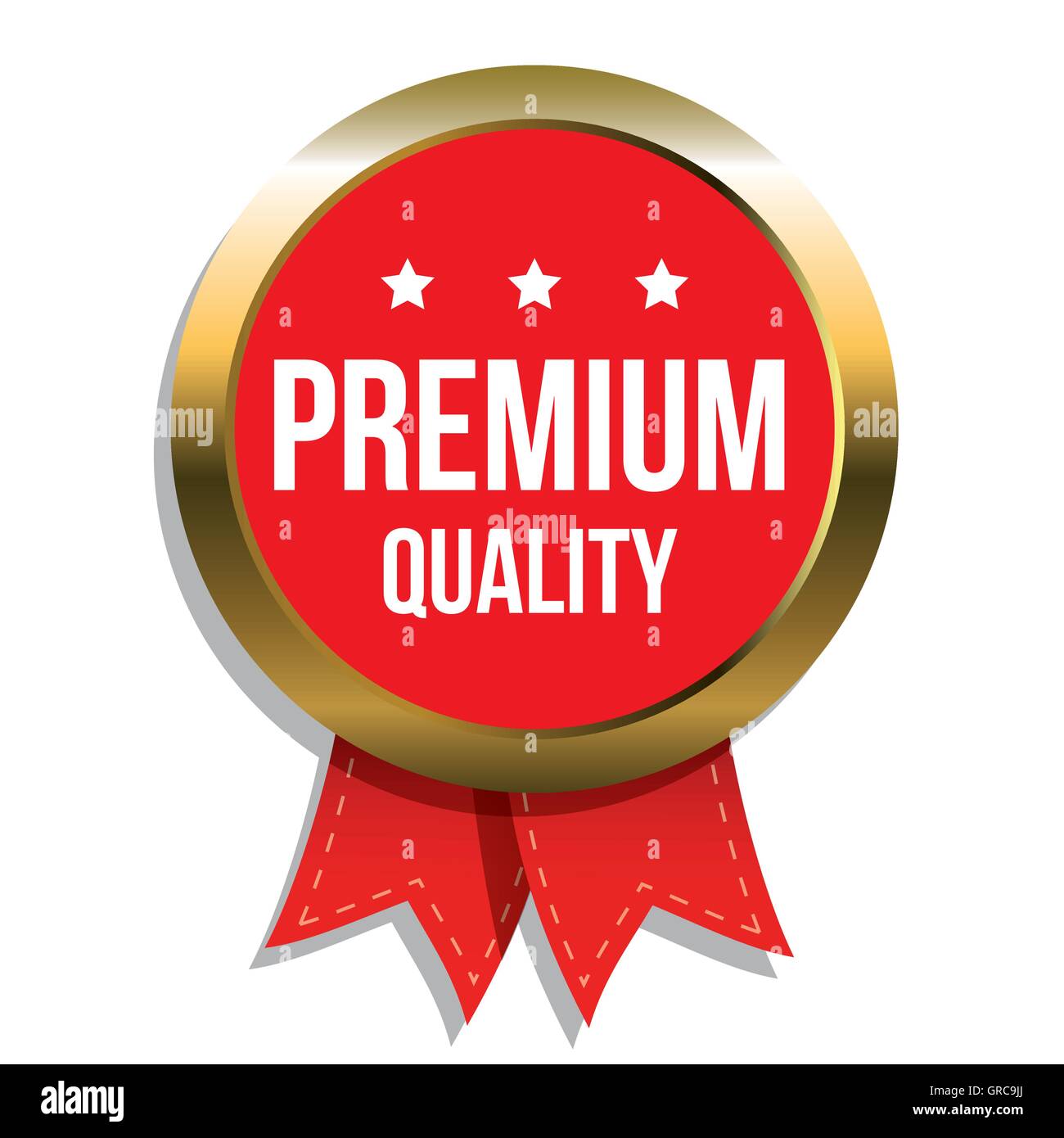 Premium quality gold badge with ribbon Stock Vector Art & Illustration ... Premium quality gold badge with ribbon Stock Vector Art & Illustration ...